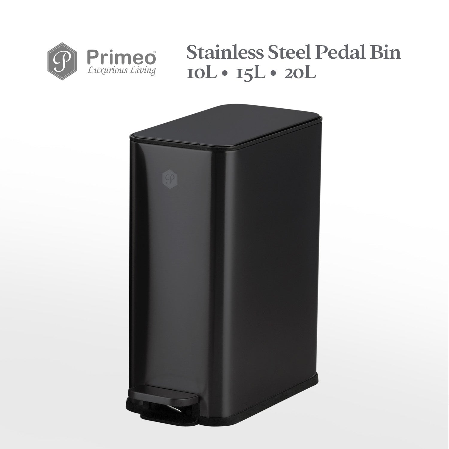 Primeo Trash Bin with 120 pcs Disposable Trash Bags – Sunbeams Lifestyle
