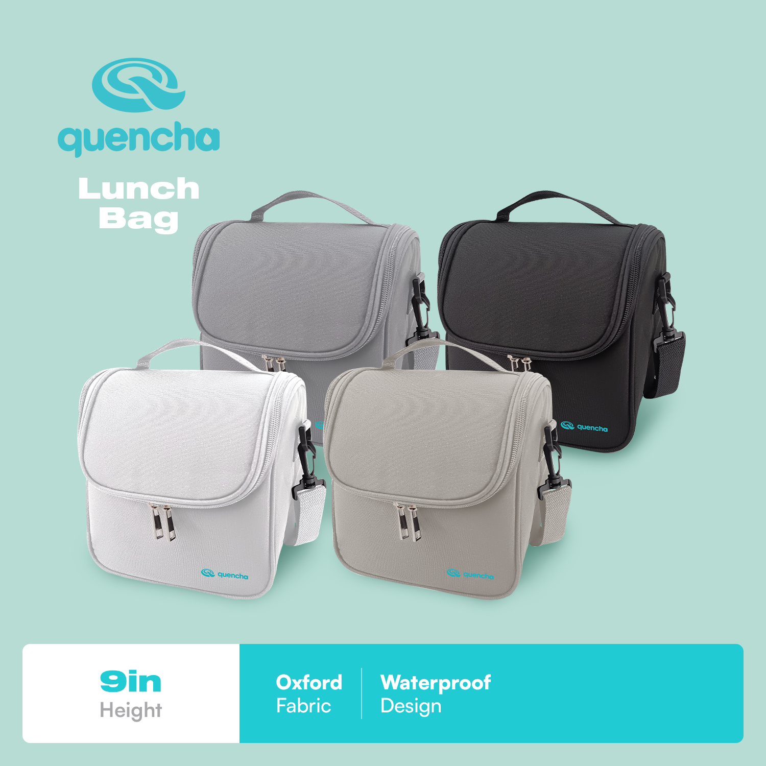 Quencha Insulated Lunch Bag for Adult – Sunbeams Lifestyle
